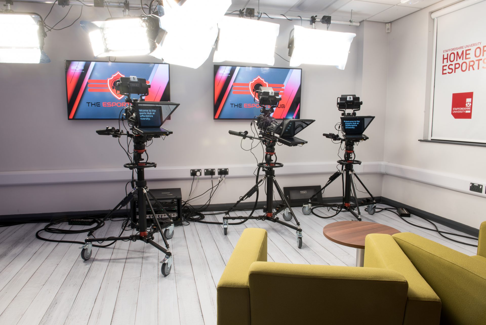 Esports Studio | Staffordshire University Virtual Tour